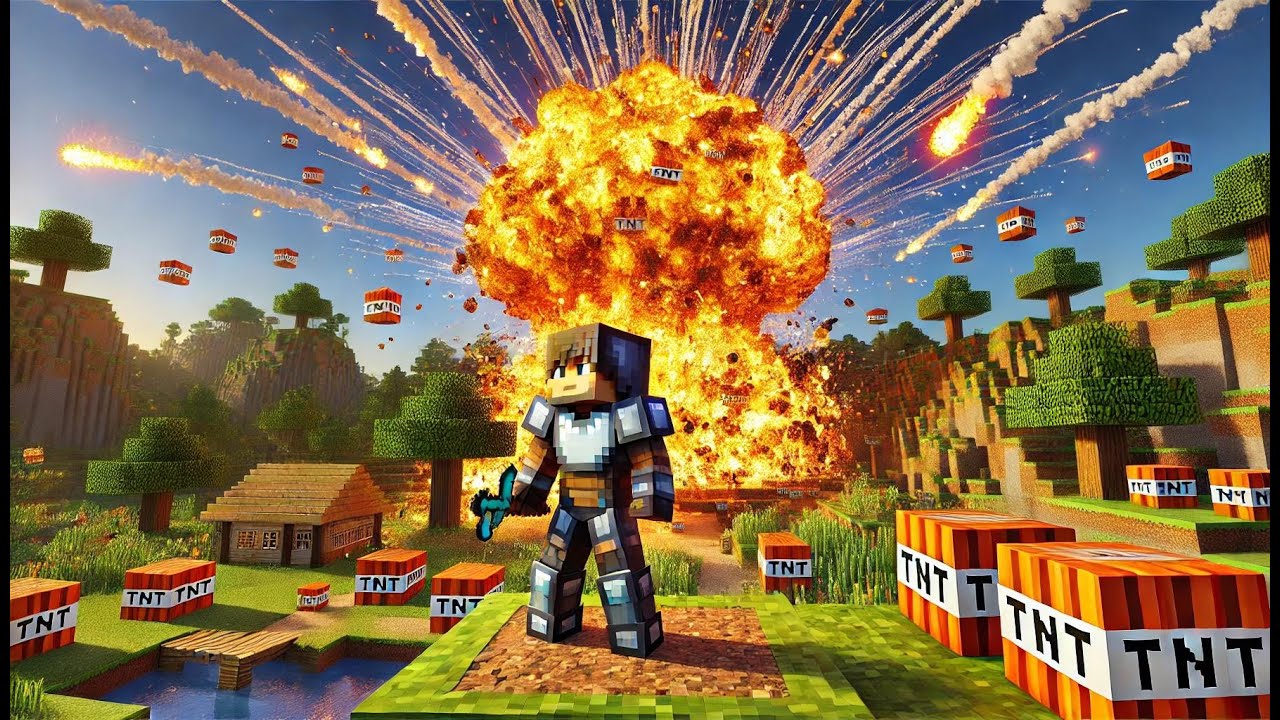 INSANE TNT EXPLOSION IN MINECRAFT - YouTube