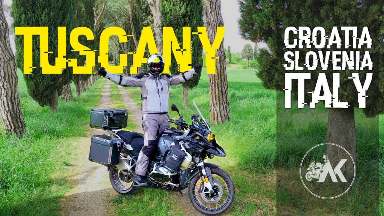 TUSCANY MOTORCYCLE TOUR - APRIL 2024 - First part - YouTube
