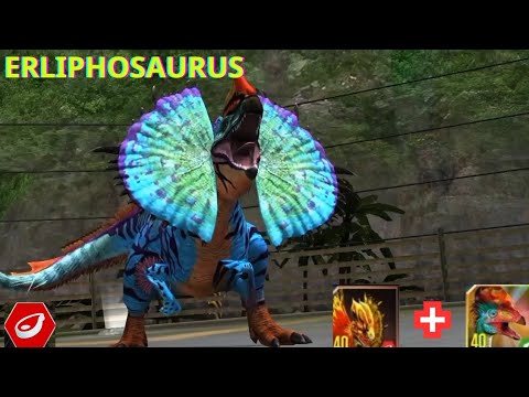 NEW HYBRID DINO ERLIPHOSAURUS MAX LEVER 40 | JURASSIC WORLD: THE GAME ...