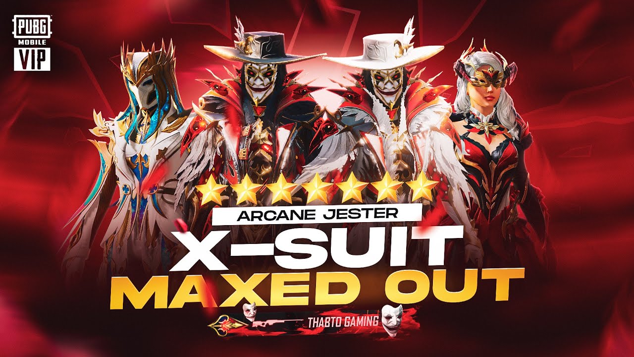 *NEW* Arcane Jester X-Suit Maxed 6 Star | INSANE LUCK! | PUBG MOBILE ...