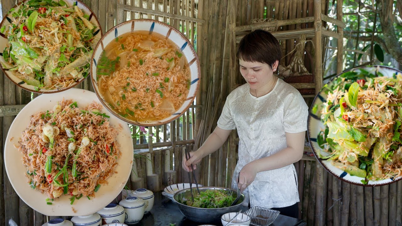 Delicious dishes made from shrimp floss, a specialty of Vietnam every ...