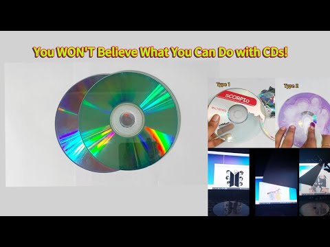How to Remove CD Foil & What to do with transparent CDs