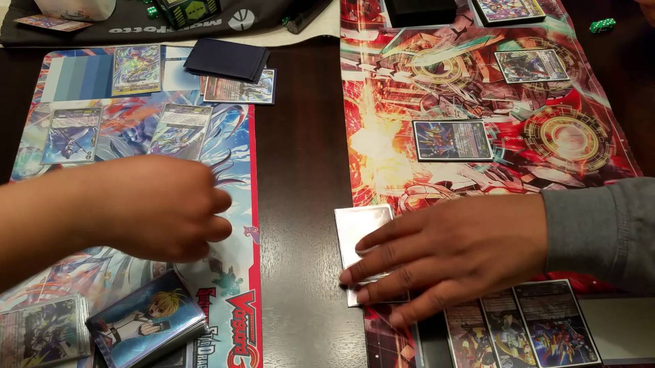 Cardfight!! Vanguard Blue Wave Aqua Force vs Victor Nova Grappler ...