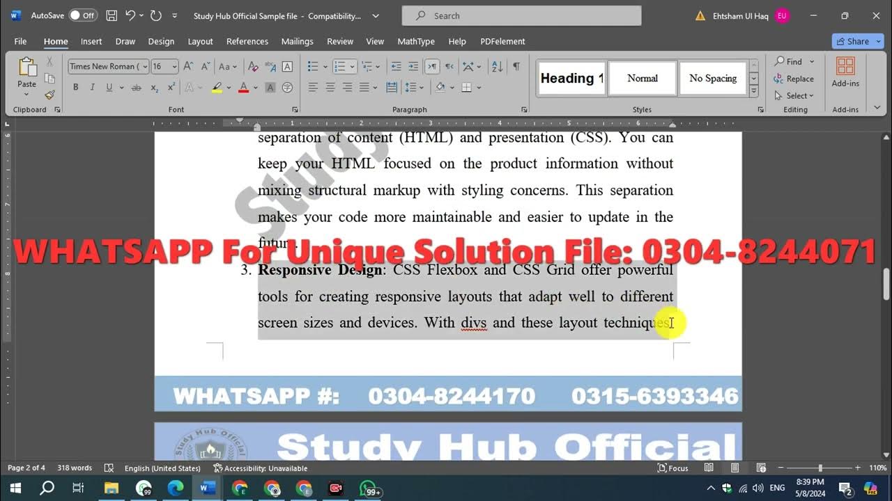 CS511 GDB Solution Spring 2024 - YouTube