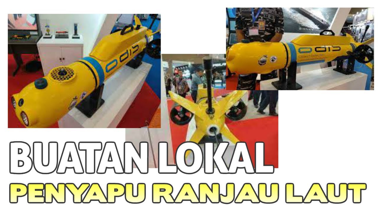 Robot Penyapu RANJAU Rancangan LITBANG TNI AL - YouTube