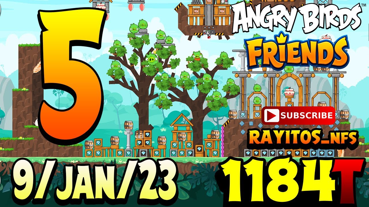 Angry Birds Friends Level 5 Tournament 1184 Highscore POWER-UP ...
