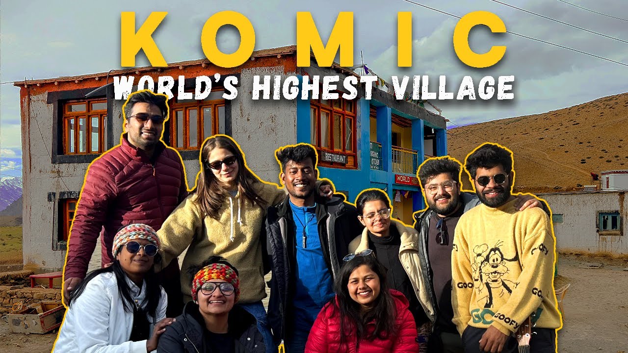 World's Highest Village, KOMIC (Spiti) | Vlog with @binnaqshekadam ...
