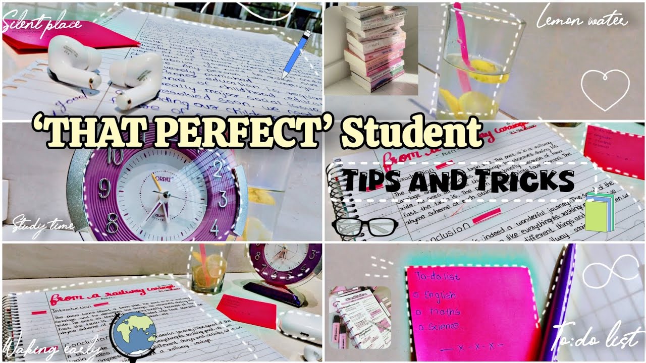 ‘THAT PERFECT’ Student Routine 🎒🖇️📖Tips and tricks to become a PERFECT ...