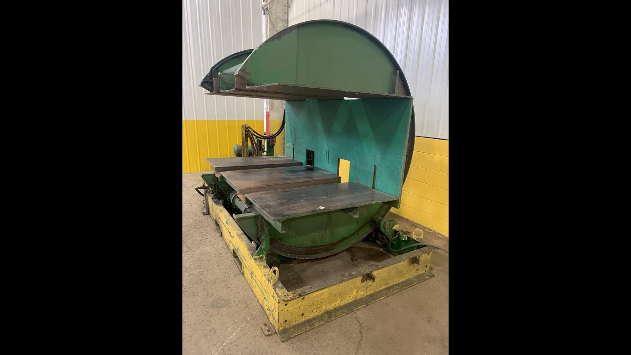 10,000 LBS PACMAN C-TYPE HYDRAULIC DIE FLIPPER / ROLLOVER: STOCK 17428 ...