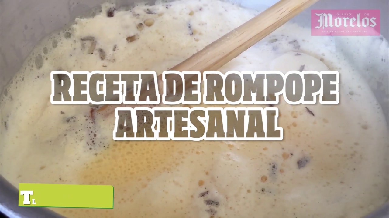 Receta rompope artesanal - YouTube