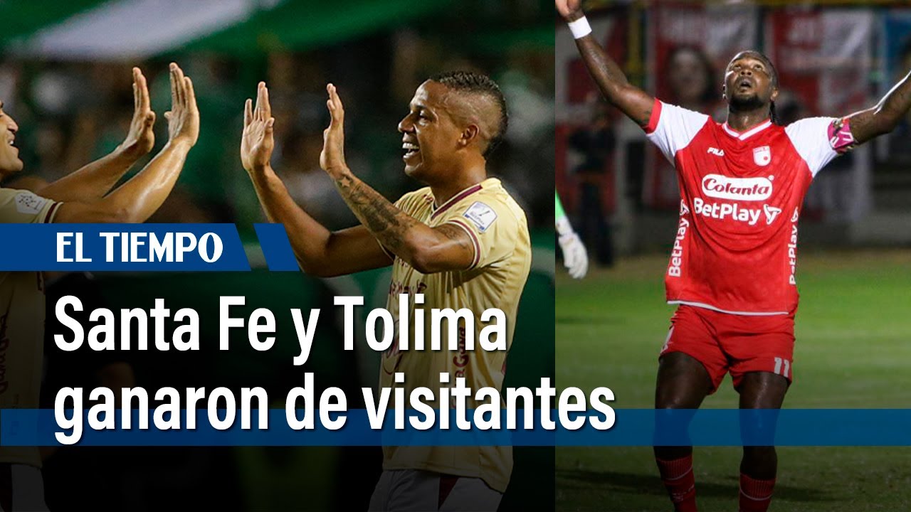 Santa Fe y Tolima ganaron de visitantes en la novena fecha de la Liga ...