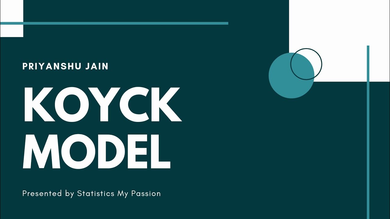 Koyck model in Econometrics - YouTube