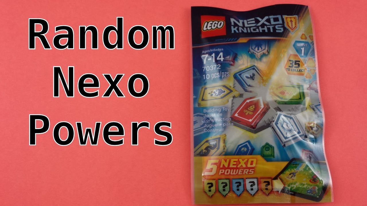 New Lego Nexo Knights Combo Power Wave 1 Blind Bag - YouTube