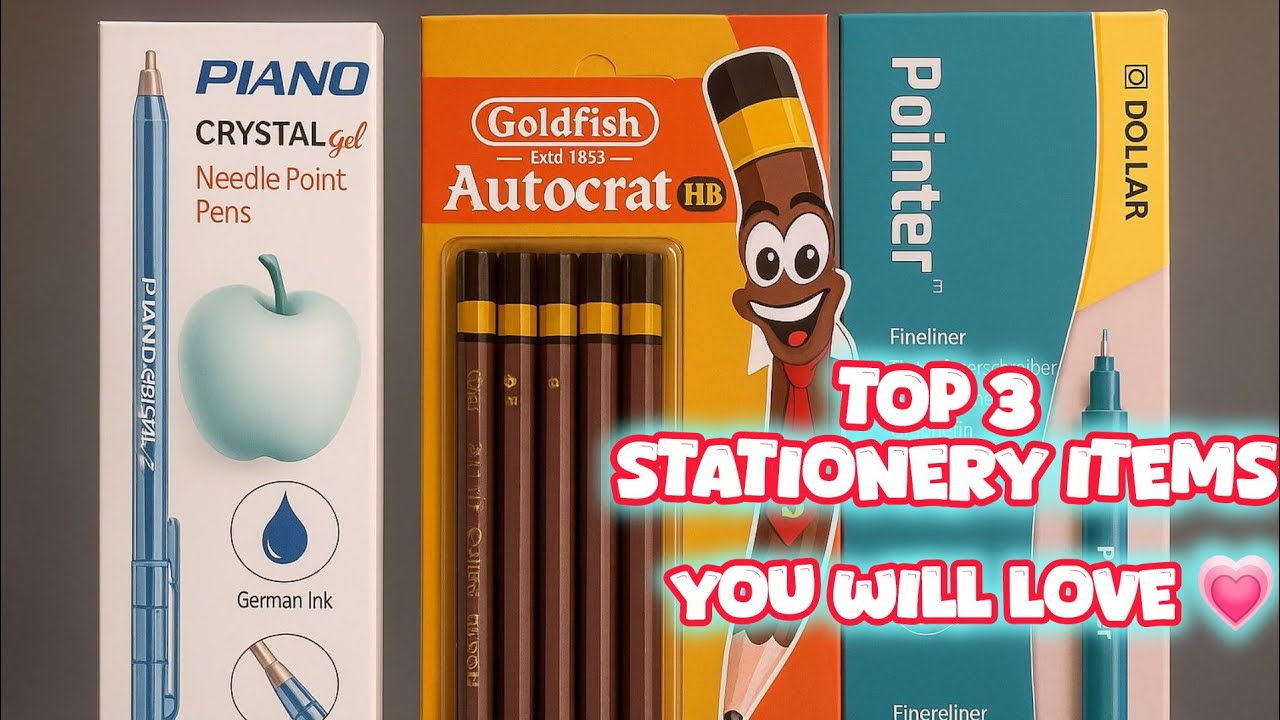 Top 3 Stationery items you will Love 💞 My favorite Stationery Picks # ...