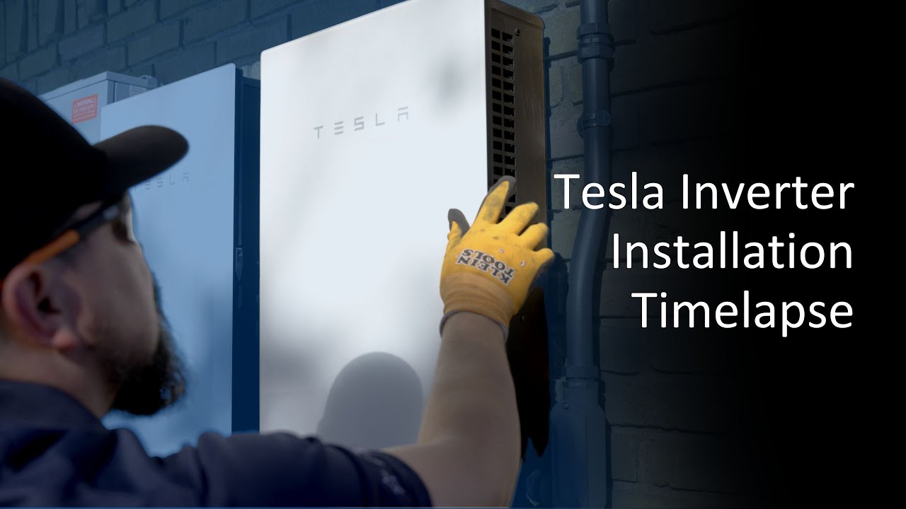 Tesla Inverter Installation Timelapse - YouTube