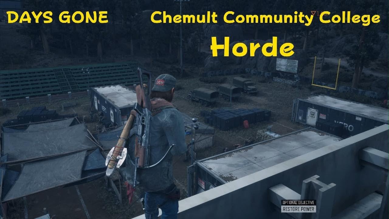 DAYS GONE - Chemult Community College Horde - Frog jumps - YouTube