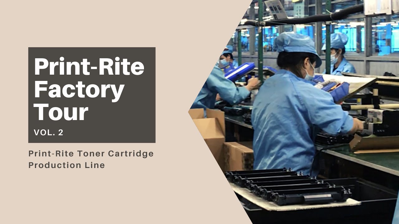 Print Rite Factory Tour Vol 2 Print Rite Toner Cartridge Production ...