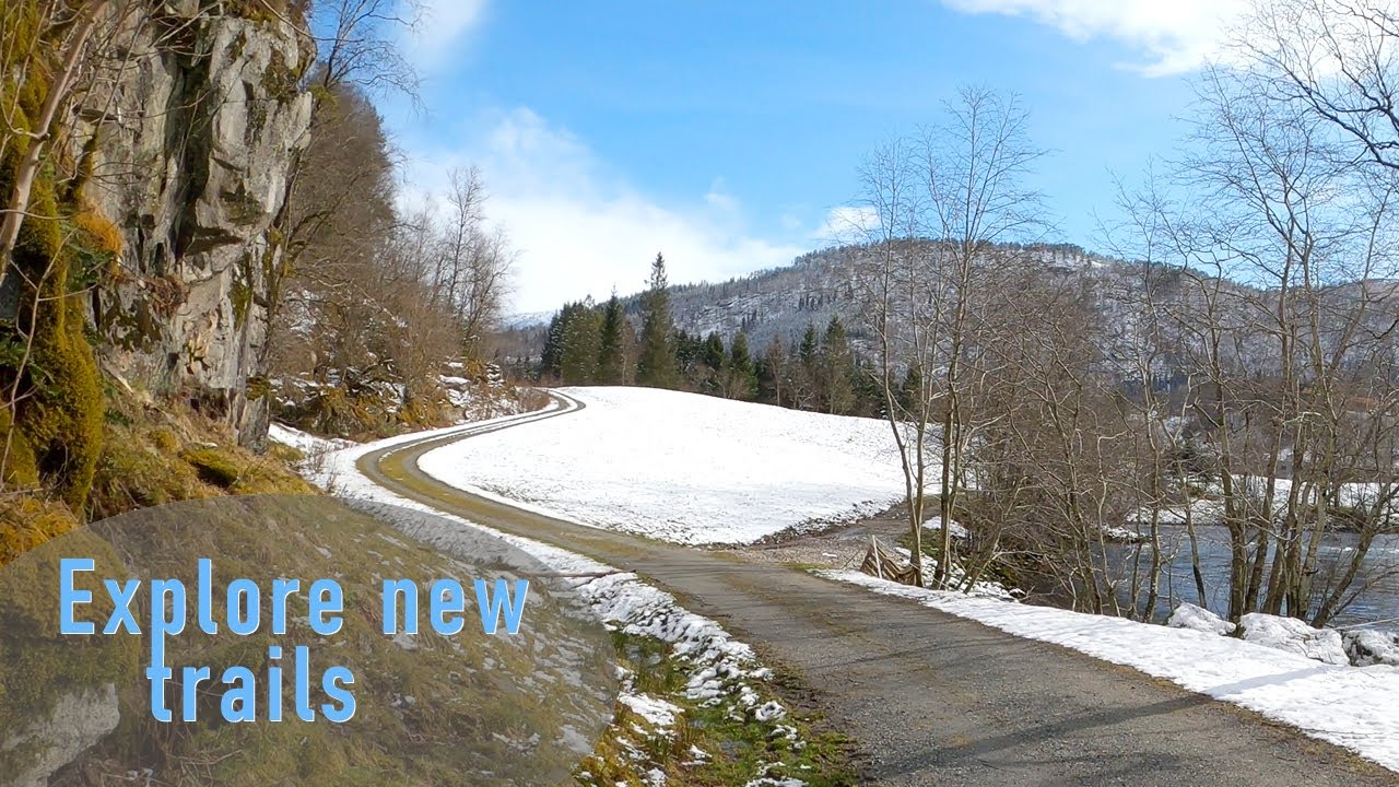 Virtual Run | Amazing Winter Nature Scenery | Snow Trails | Treadmill ...