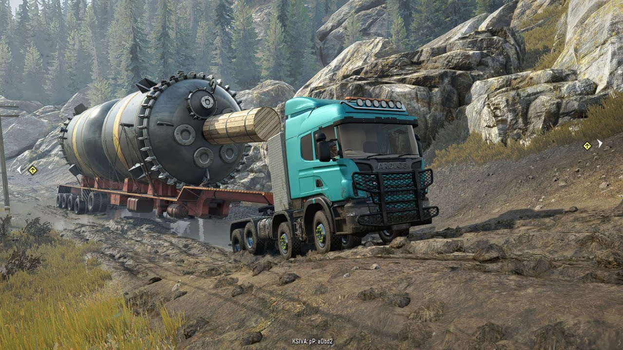 Transporting World Massive Oversized Oil Rig Trailer - SnowRunner ...