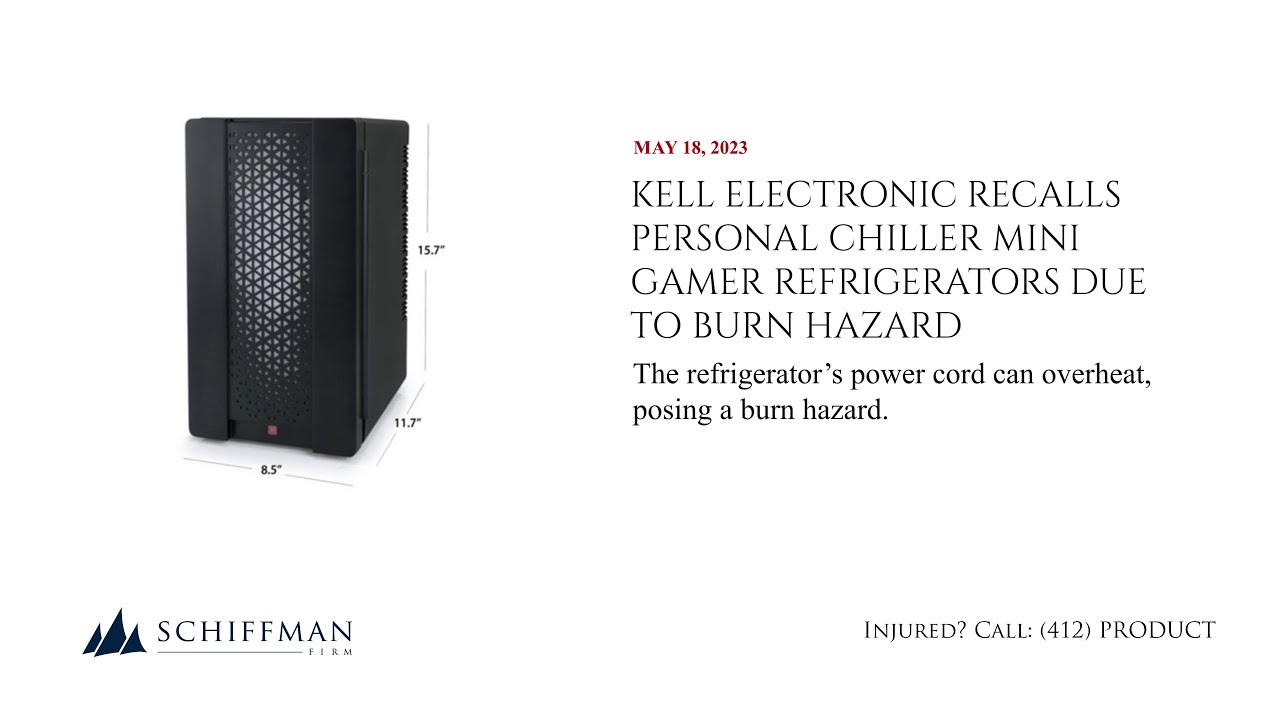 Mini Gamer Personal Chiller Refrigerators Due to Burn Hazard – Sold by ...