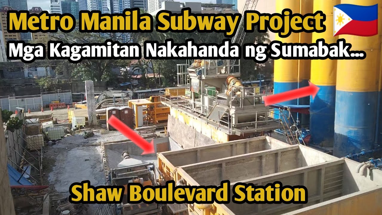 Metro Manila Subway Project | Shaw Boulevard Station Update 02.10.2024 ...
