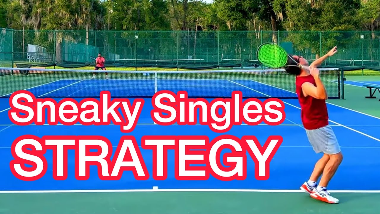 Here’s a SNEAKY Attack To Use In SINGLES (Tennis Court Positioning) - YouTube