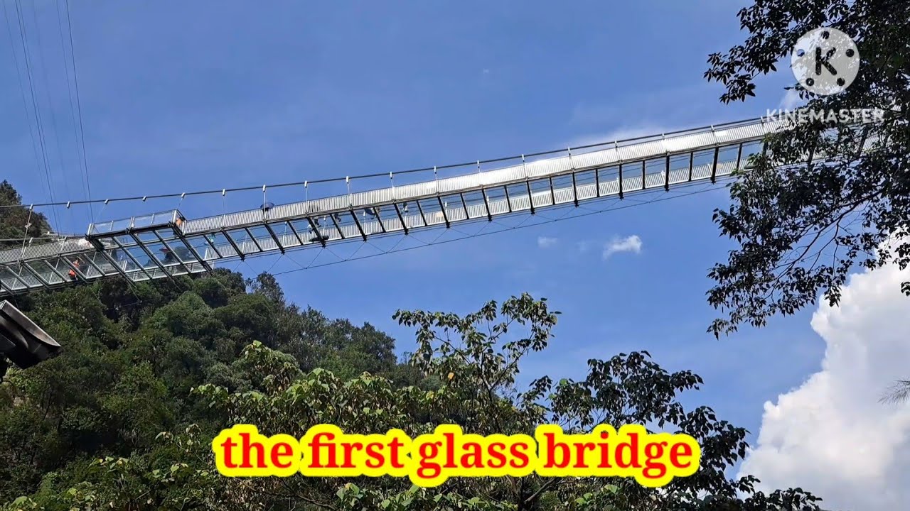 part 8 haba ng nilakad bago glass bridge#china - YouTube