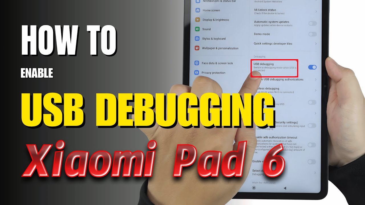 How to Enable USB Debugging on Xiaomi Pad 6 | Step-by-Step Guide - YouTube