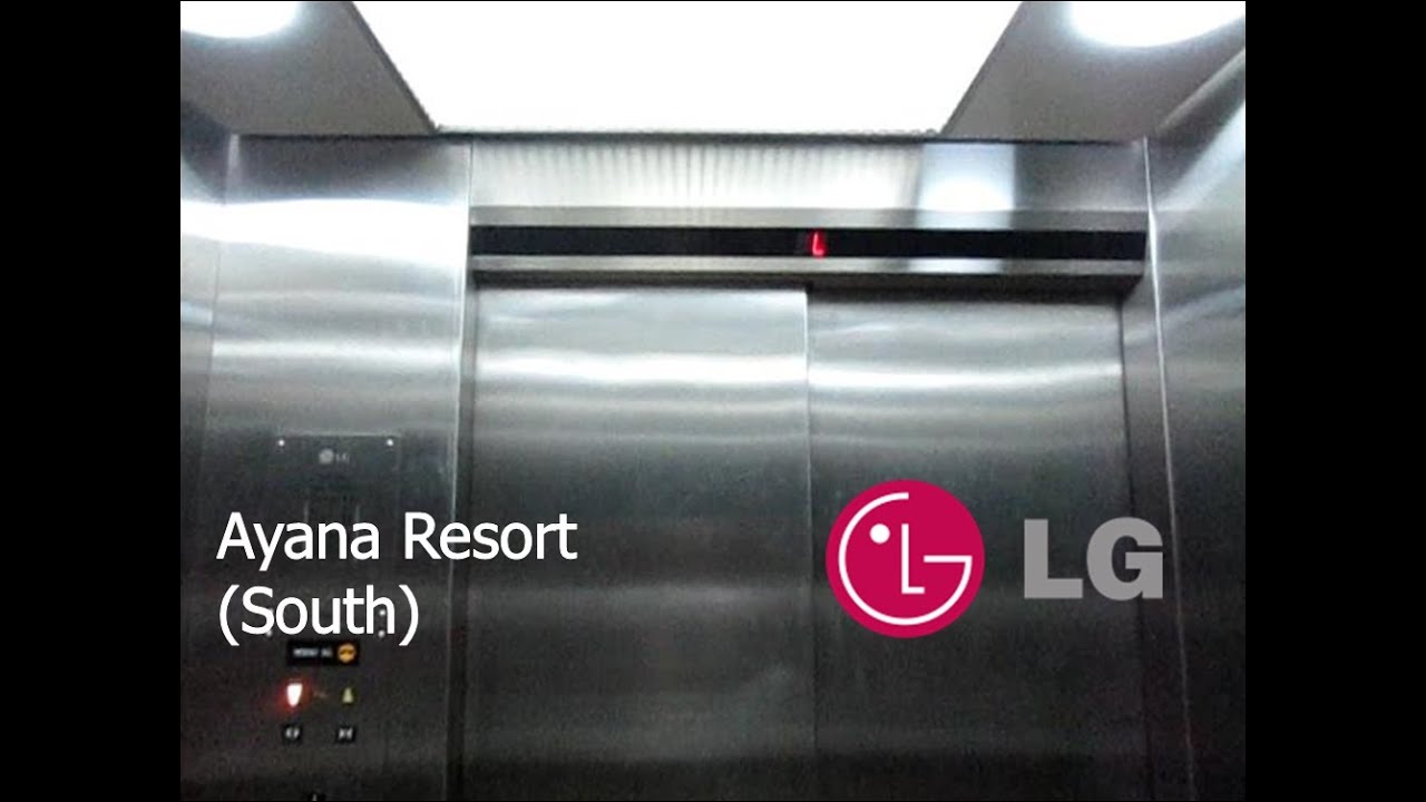 LG Traction Service Elevators at Ayana Resort, Bali (South) - YouTube