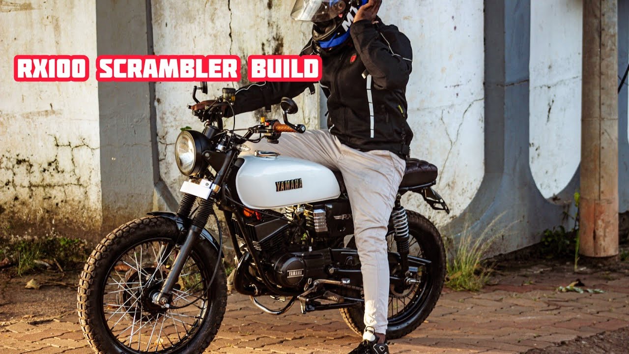 Yamaha Rx100 scrambler built ⚡ | yamaha rx100 modified | rx100 modified ...
