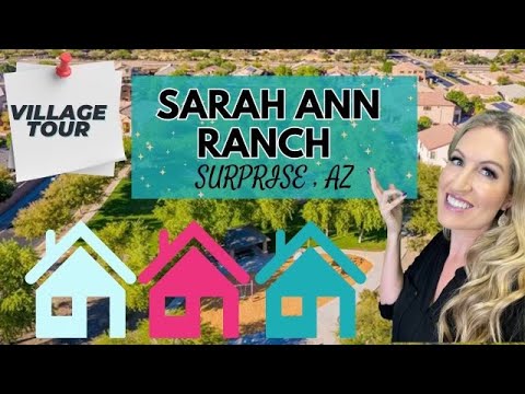 Sarah Ann Ranch Homes for Sale| Village Tour| Surprise AZ - YouTube