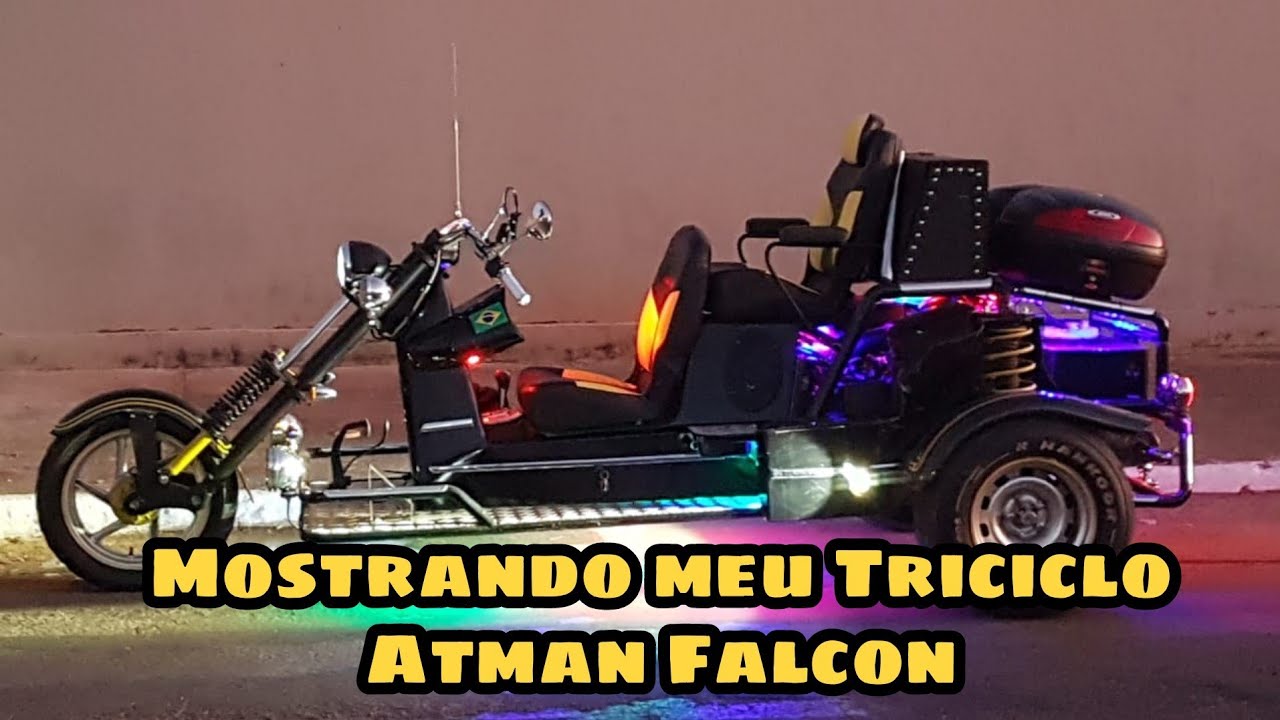 Mostrando meu Triciclo Atman/Falcon 01 motor de corolla 2.0 automático ...