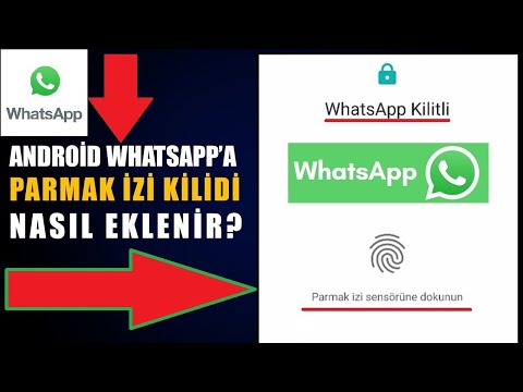 WhatsApp parmak izi kilidi | whatsapp finger print lock |