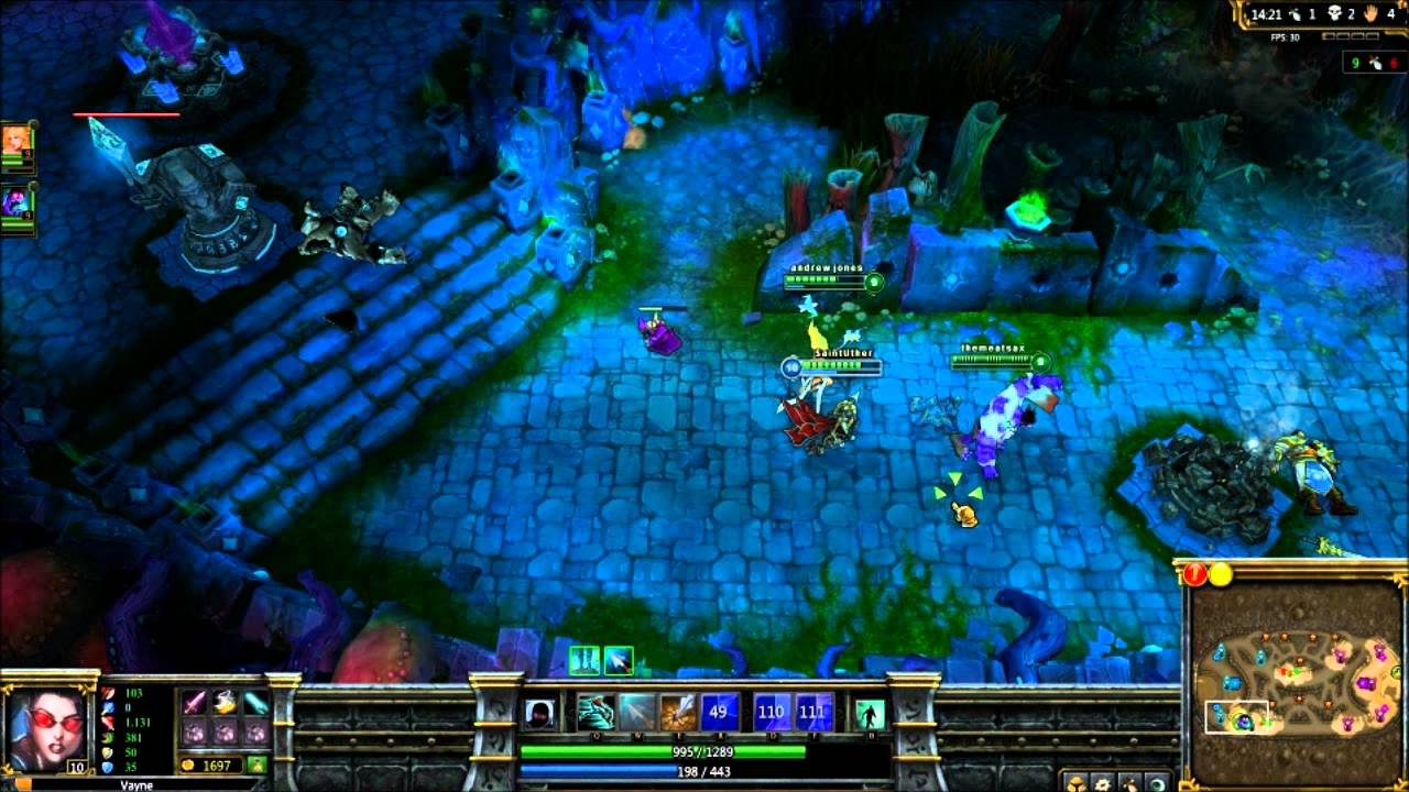 LoL 3v3 Vayne Team 3 - YouTube
