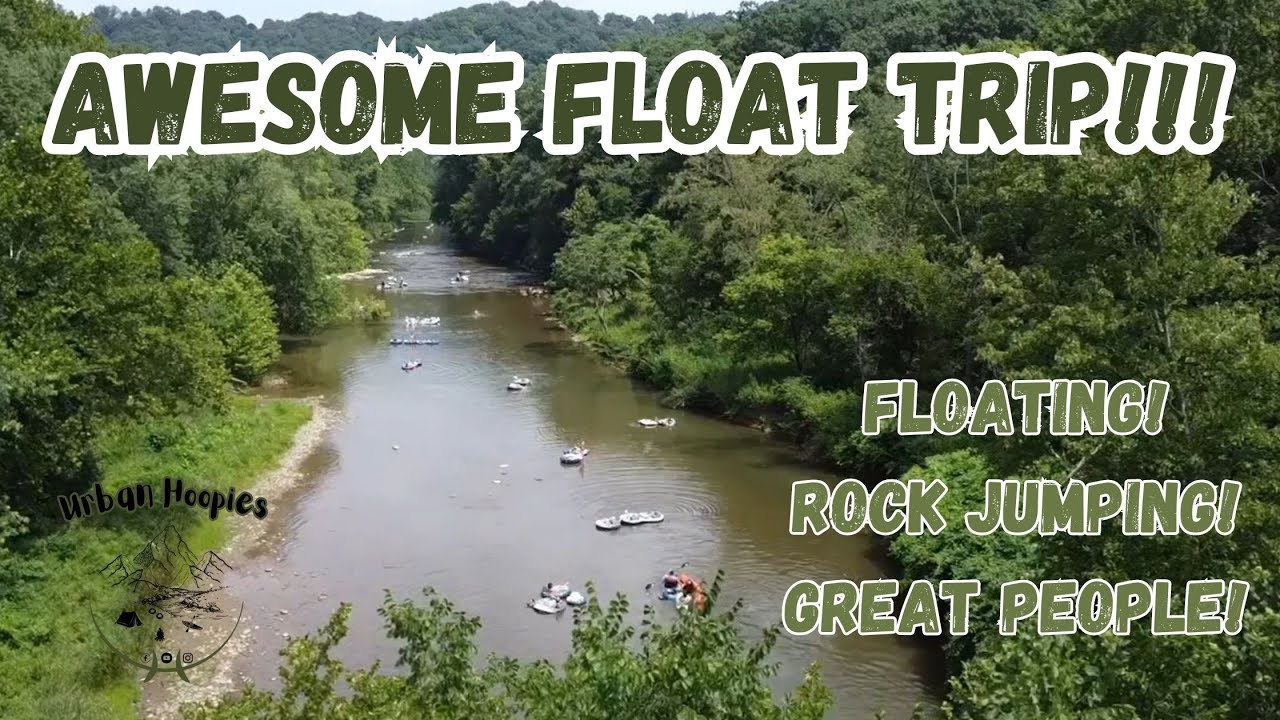 FLOAT - JUMP - SWIM!!! Creek Float With a Bunch of Awesome People ...