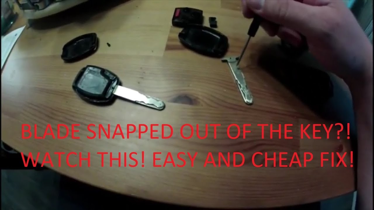 HOW TO FIX A BROKEN HONDA / ACURA KEY FOR CHEAP NO LOCKSMITH REQUIRED ...
