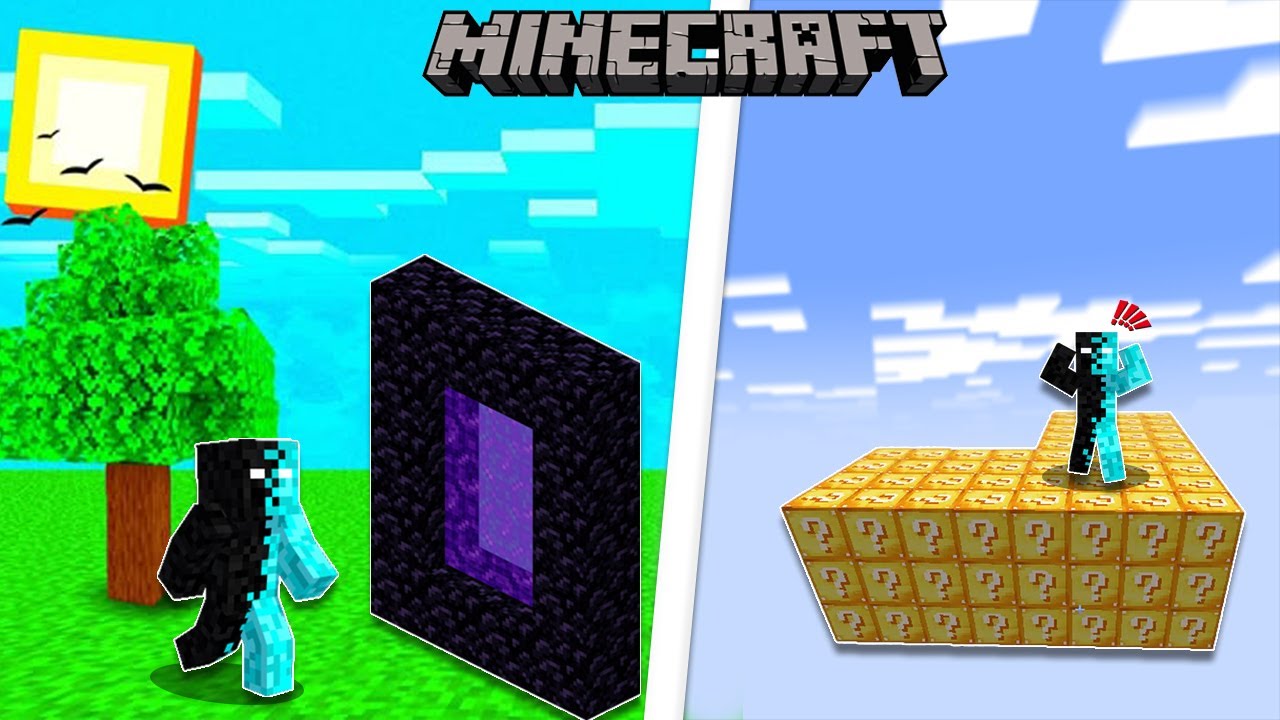 Minecraft : But I Teleport Random Floating Island || With Survival - YouTube