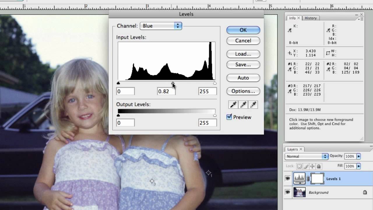Photoshop Color Correction By The Numbers - YouTube