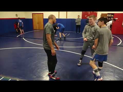 All Marine Wrestling Team Conducts Clinics At High Schools
