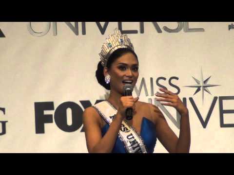 Miss Universe 2015 Pia Wurtzbach Post-Pageant Interview Unedited Full Coverage