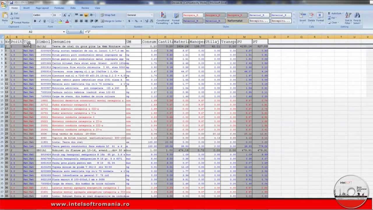 Exportul devizelor în Excel cu sau fără formule - YouTube