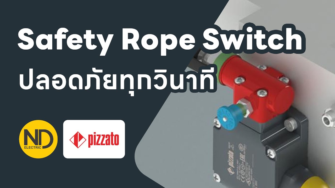 Safety Rope Pull Switches for Conveyor Lines หยุดทันทีเมื่อมีเหตุฉุกเฉิน - Pizzato | ND Electric ...