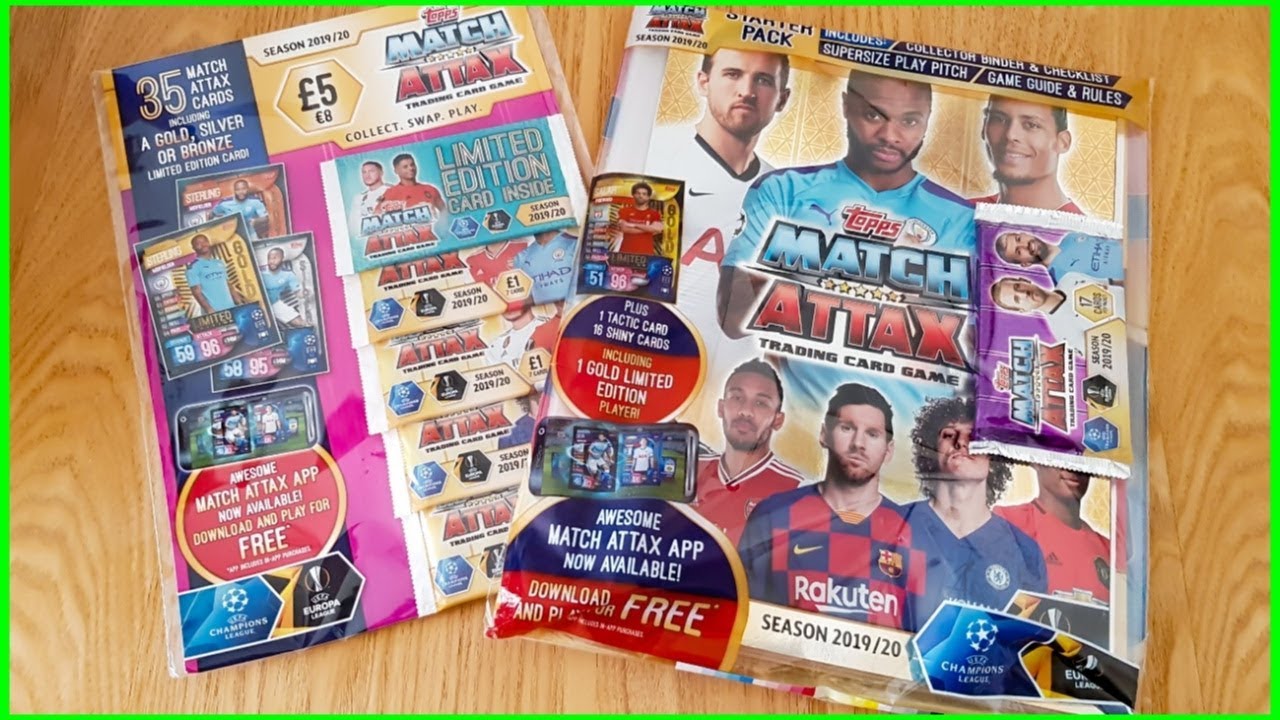 MATCH ATTAX NEW 2019/2020 FOLDER OPENING AND LIMITED EDITION - YouTube
