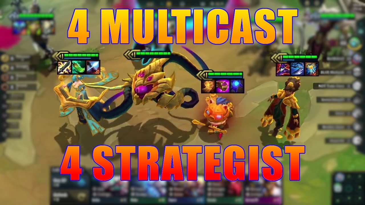 ALL 3 STAR MULTICASTERS - THE MOST BROKEN COMP IN TFT SET 9 - YouTube
