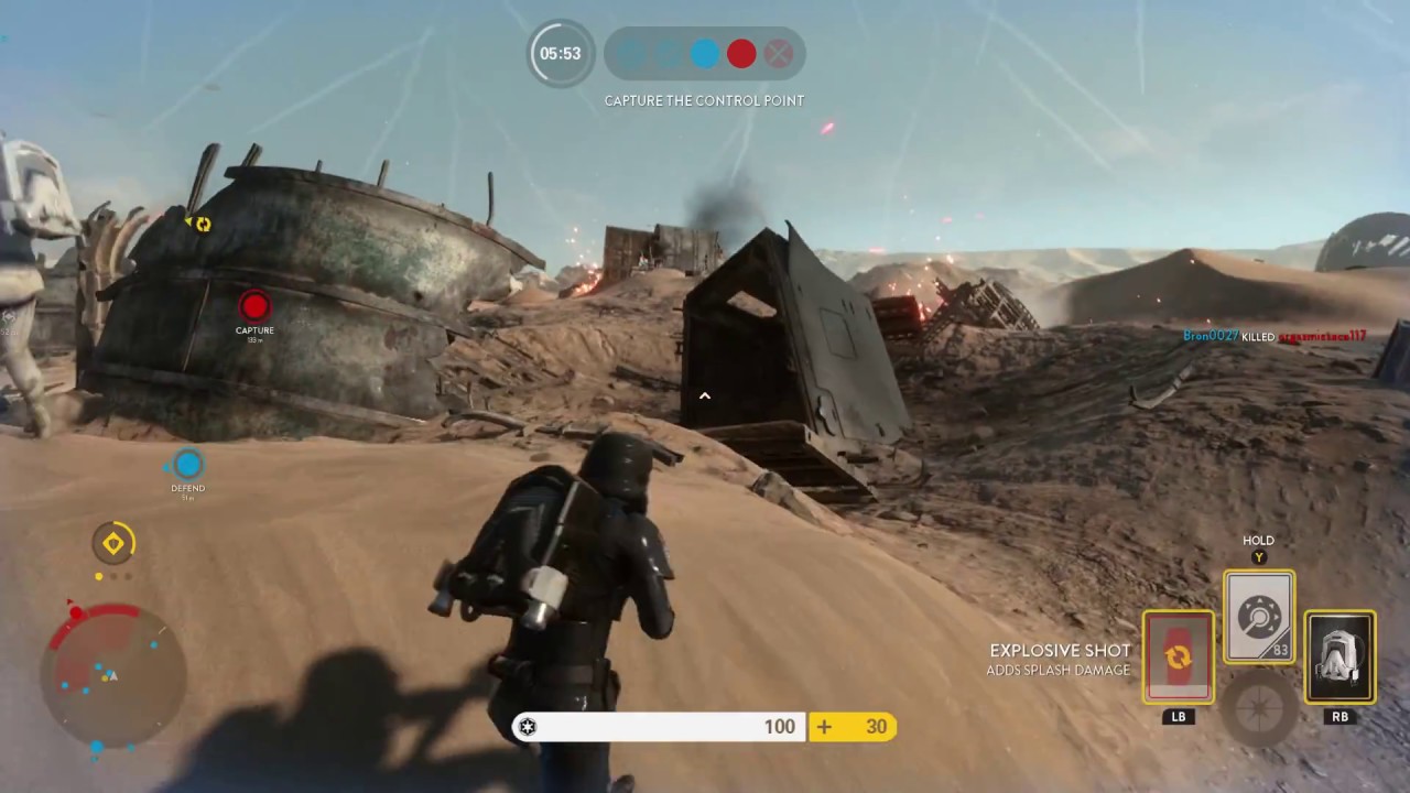 Star Wars Battlefront - Explosive Shot + Bacta Bomb + Bodyguard on ...