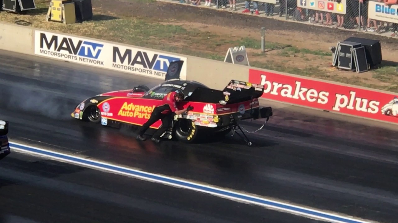Courtney Force. Start to finish Nhra mile high nationals - YouTube
