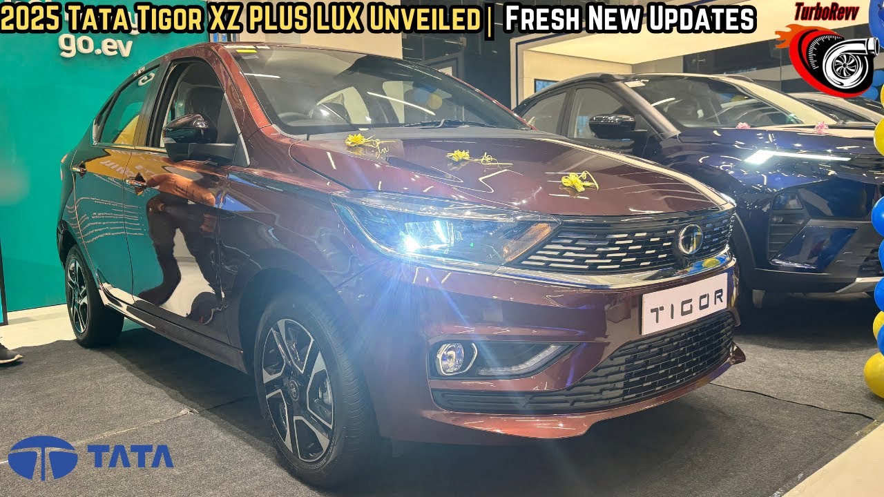 Tata Tigor 2025 Walkaround | Feature-Packed Compact Sedan! - YouTube