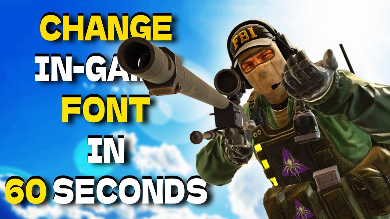 CUSTOM IN-GAME FONT & TEXT (Counter Strike 2 Tutorial) - YouTube
