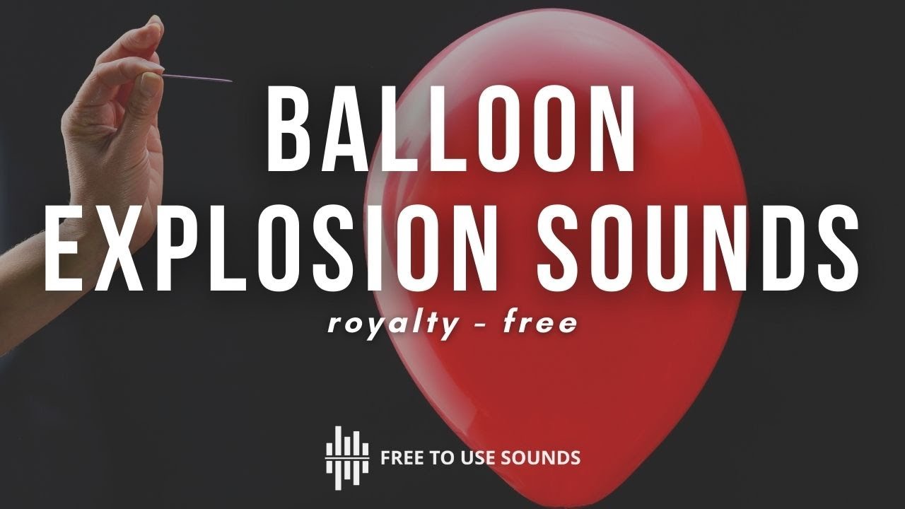Balloon Explosion Sound Effects 🎈 - YouTube