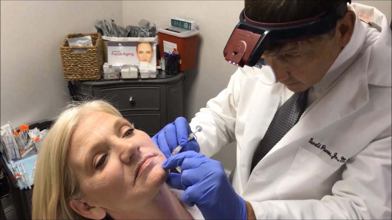 Combination deep and superficial facial filler injections - YouTube